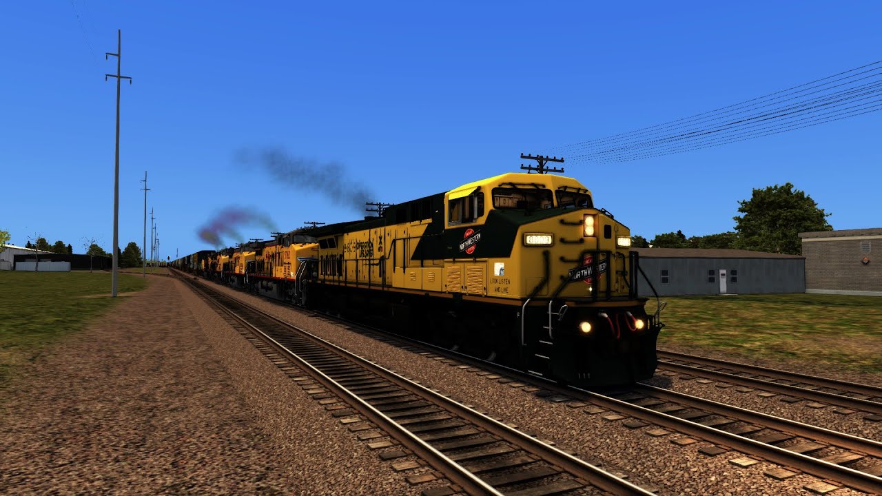 CNW AC4400CW - YouTube