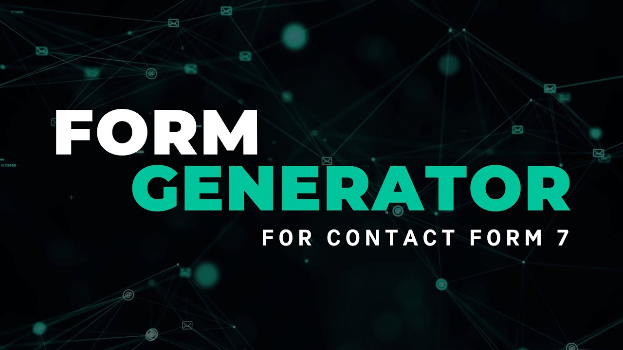 How to Use Form Generator for Contact Form 7 | Contact Form 7 Templates ...