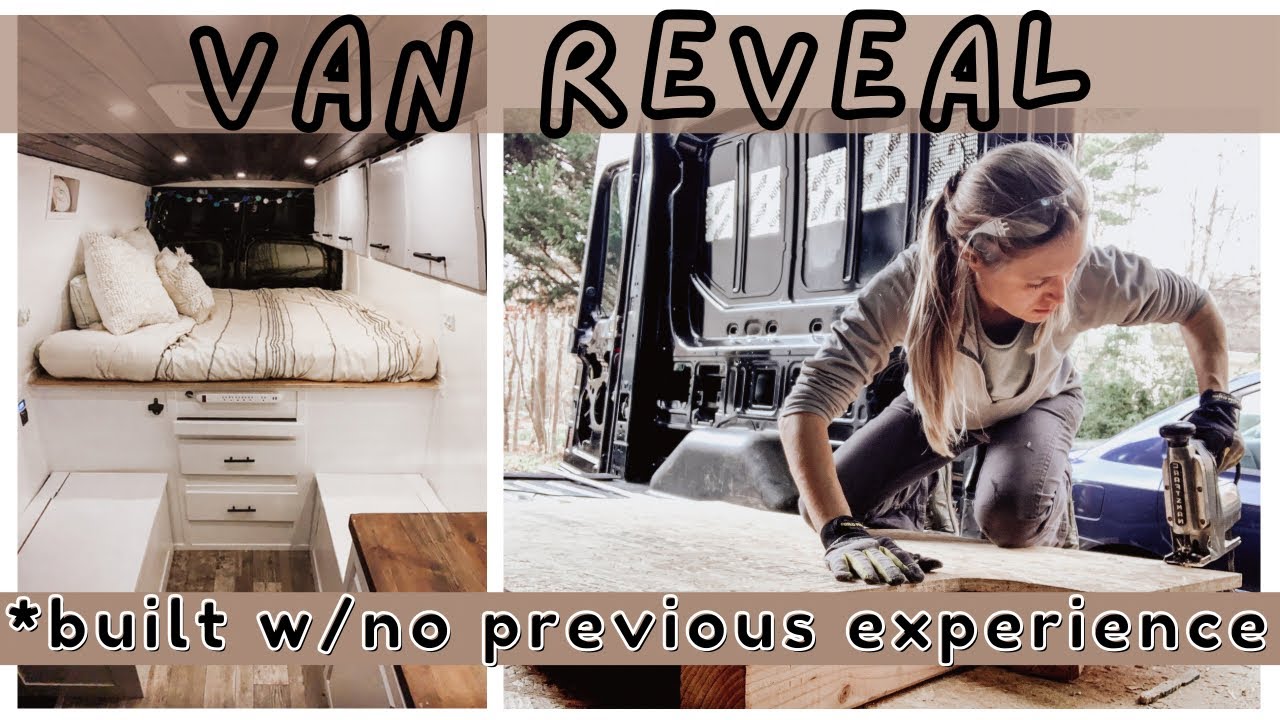 Solo Female Self-Build CAMPER VAN Conversion🚐: The Final REVEAL - YouTube