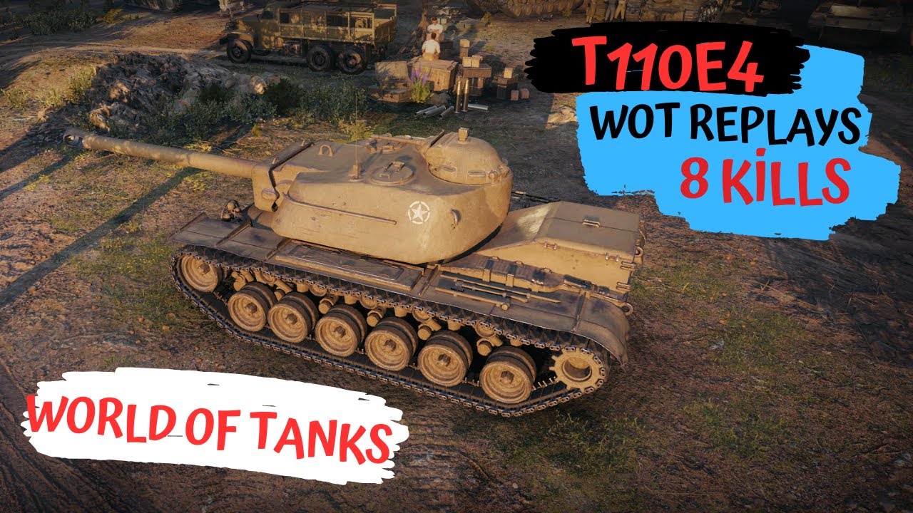 T110E4 Heroics: 8-Kill Win in World of Tanks Showcase / New Wot Replays ...