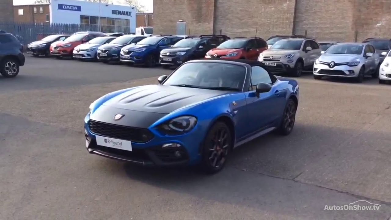 Fiat\Abarth 124 SPIDER MULTIAIR BLUE 2019 - YouTube