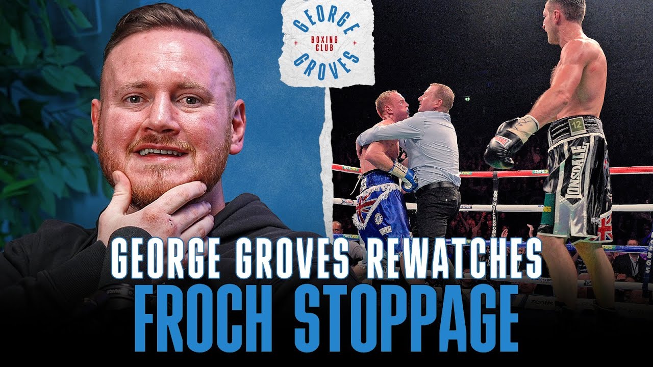 George Groves Rewatches Controversial Carl Froch Stoppage | GGBC - YouTube
