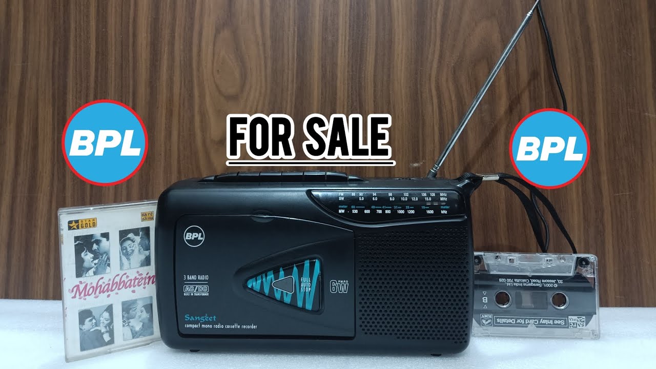 PRICE 2500 (9310741161) BPL SANGEET TAPE RECORDER #forsale #vintage # ...