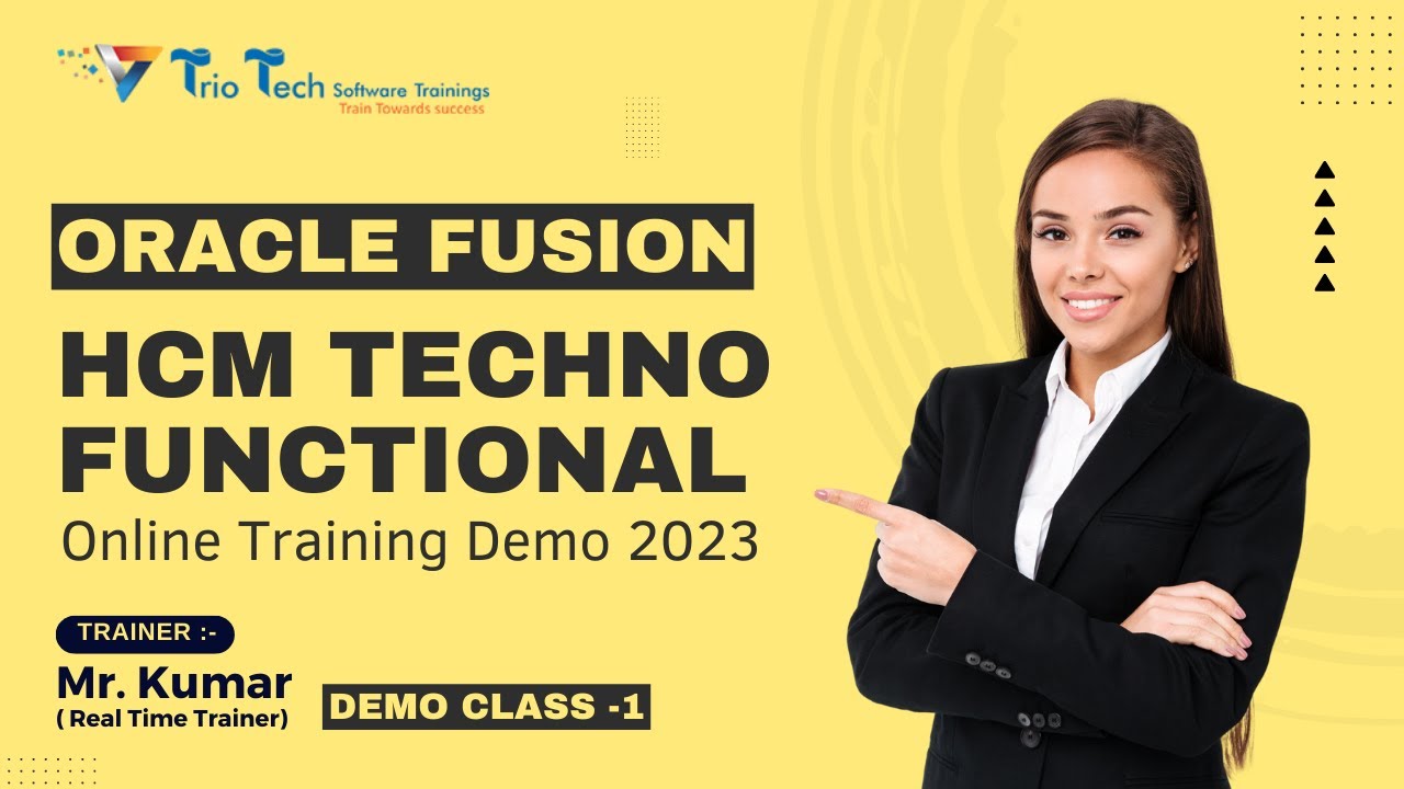 Oracle Fusion Hcm Techno Functional Online Training Demo Class 1 27th May 2023 By Mrkumar