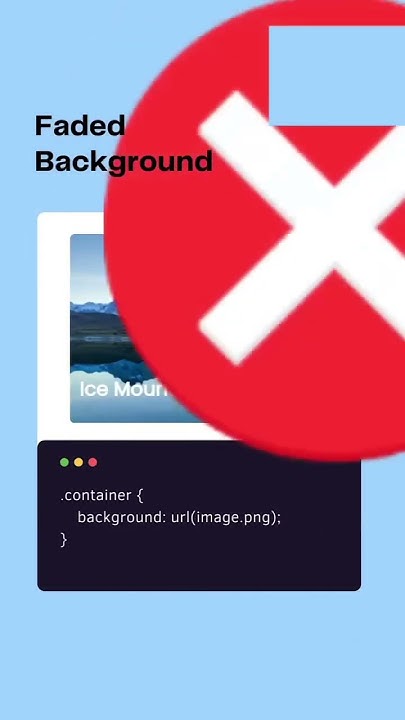 How to Create a Faded Background Using CSS 🔥 | Easy CSS Tutorial - YouTube