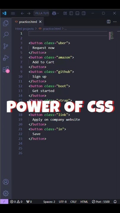 POWER OF CSS | CSS FULL COURSE | IT PILLA | - YouTube