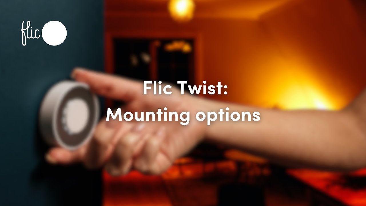 How to mount the Flic Twist - YouTube