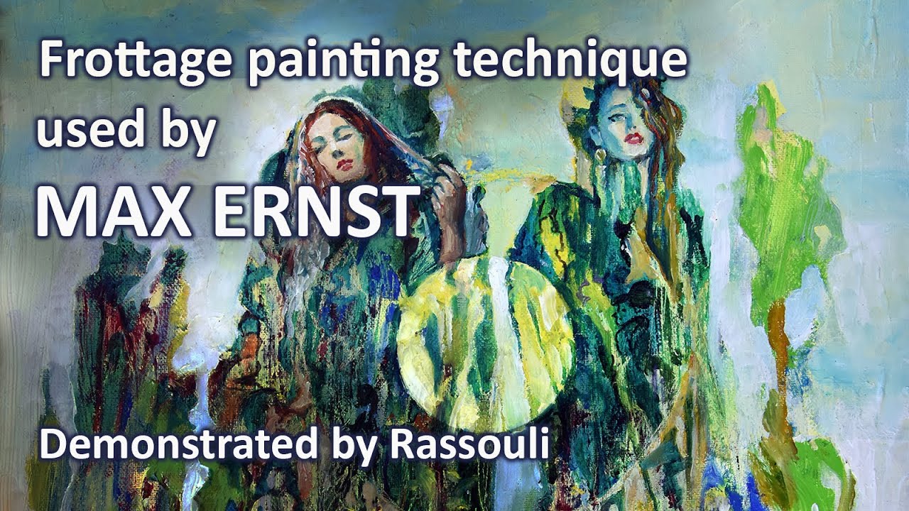 Learn Max Ernst's "frottage" painting technique - YouTube