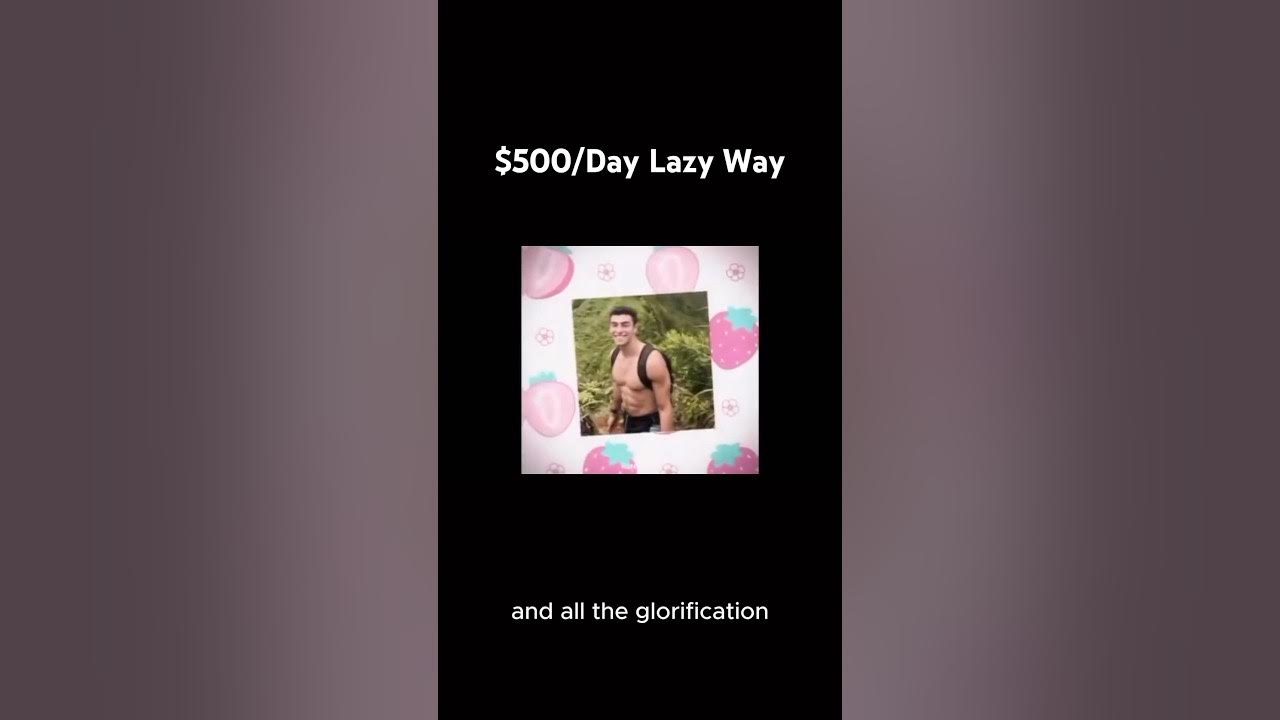 Make $500/day - Lazy Way - YouTube