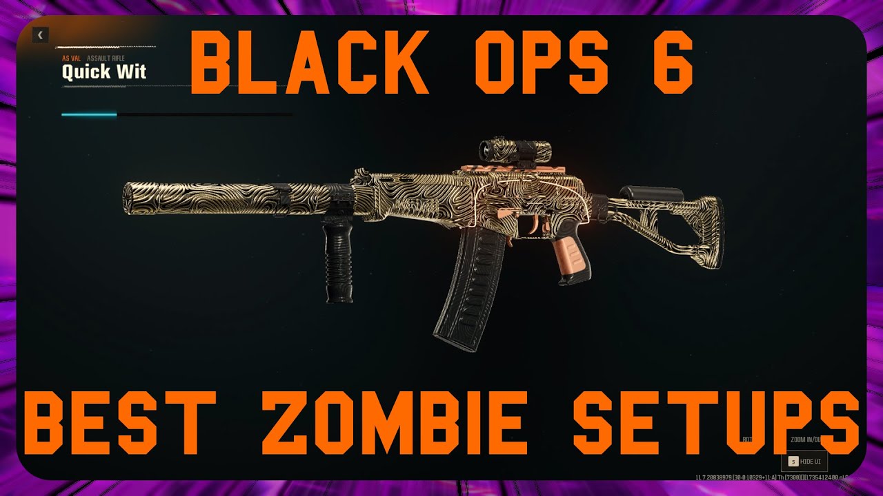 The Best AS Val Zombies Build In Black Ops 6 - YouTube