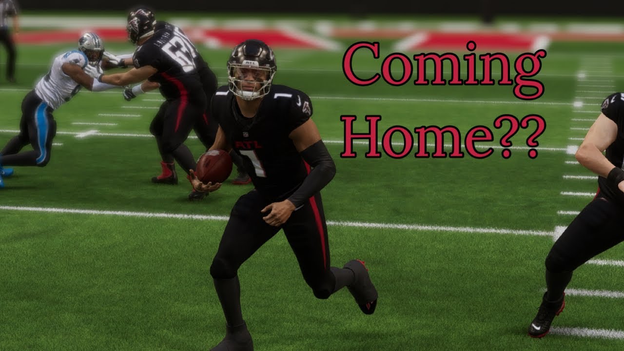 Justin Fields Atlanta Falcons Gameplay Madden 24 Simulation - YouTube