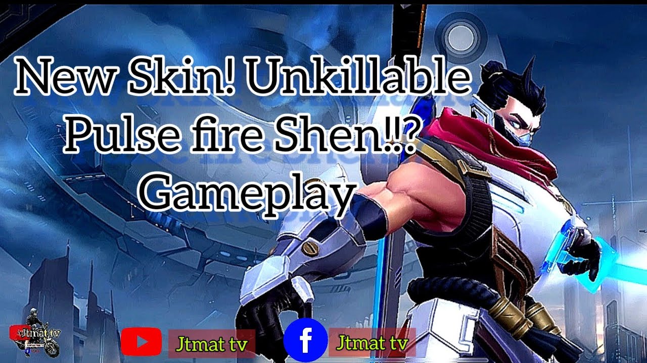 New Skin! Unkillable Pulse fire Shen!!? | Gameplay #victory - YouTube