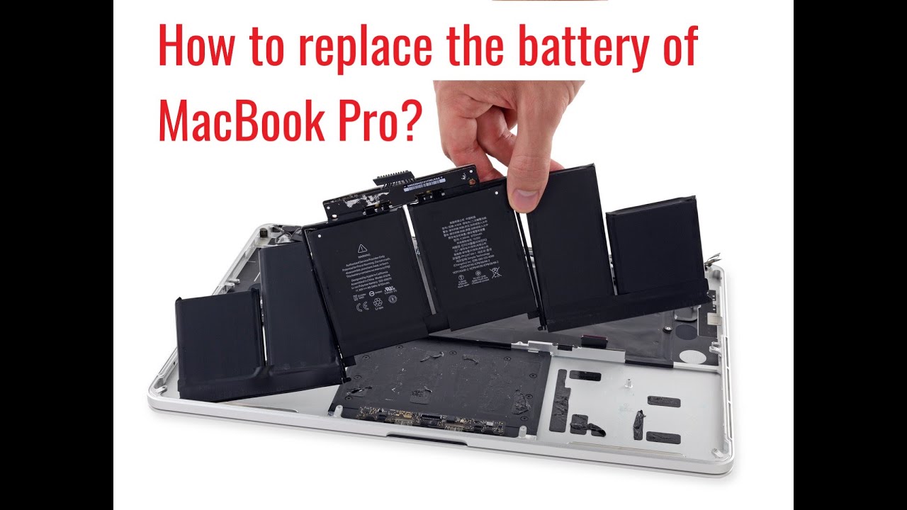 How to replace the battery of MacBook Pro? - YouTube