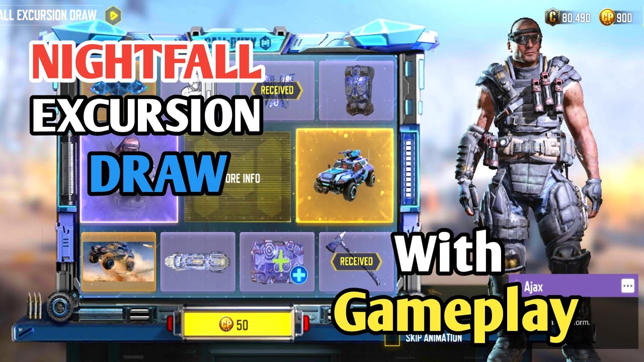*NEW* NIGHTFALL EXCURSION DRAW | Call Of Duty Mobile New Epic AXE ...