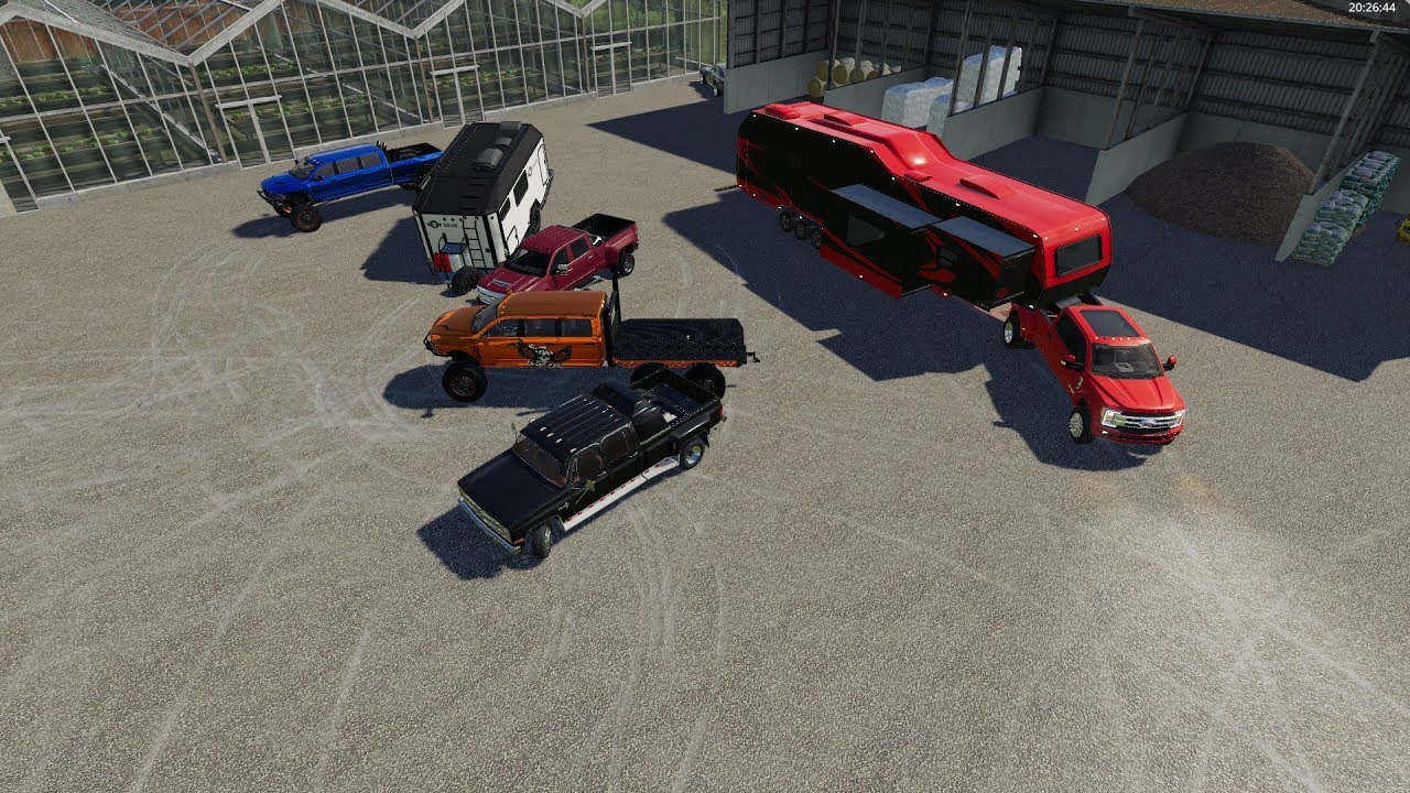 Farming Simulator 19 Mod Review #11- camper's !! - YouTube