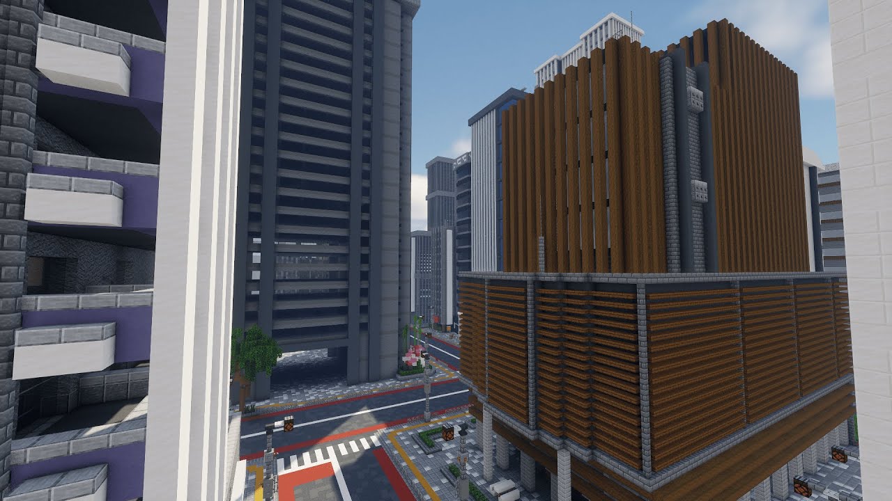 Minecraft Japanese City [DOWNLOAD] - read desc. - YouTube