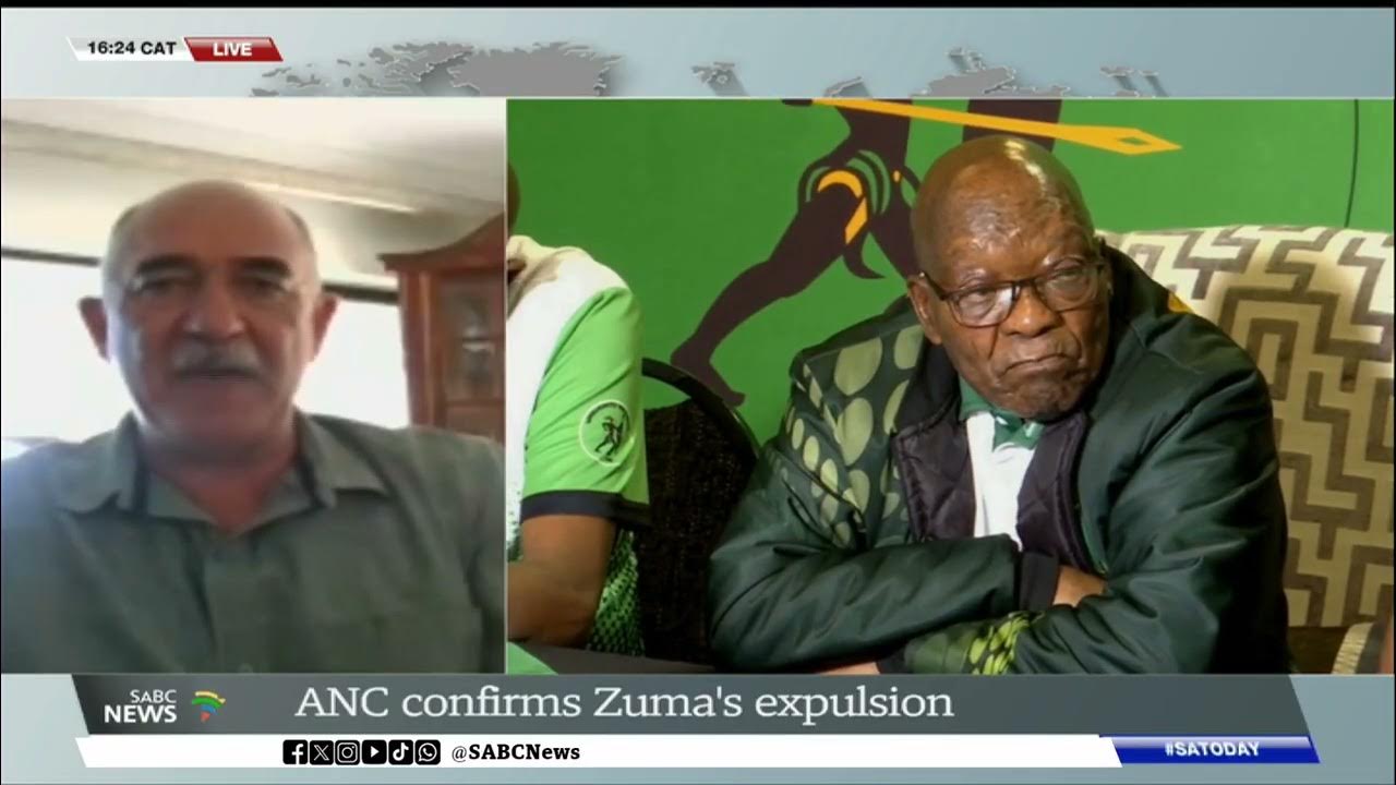 Zuma's expulsion from the ANC: Prof André Duvenhage weighs-in - YouTube