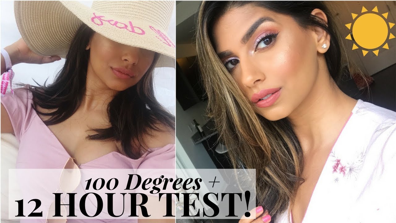 How my Makeup Lasted for 12 HOURS in 100 DEGREES!!! - YouTube