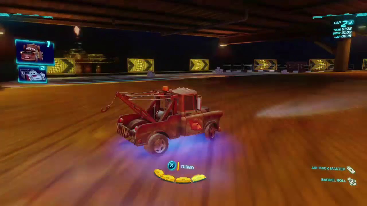 Cars 2 The Video Game | Mater - Oil Rig Run | - YouTube