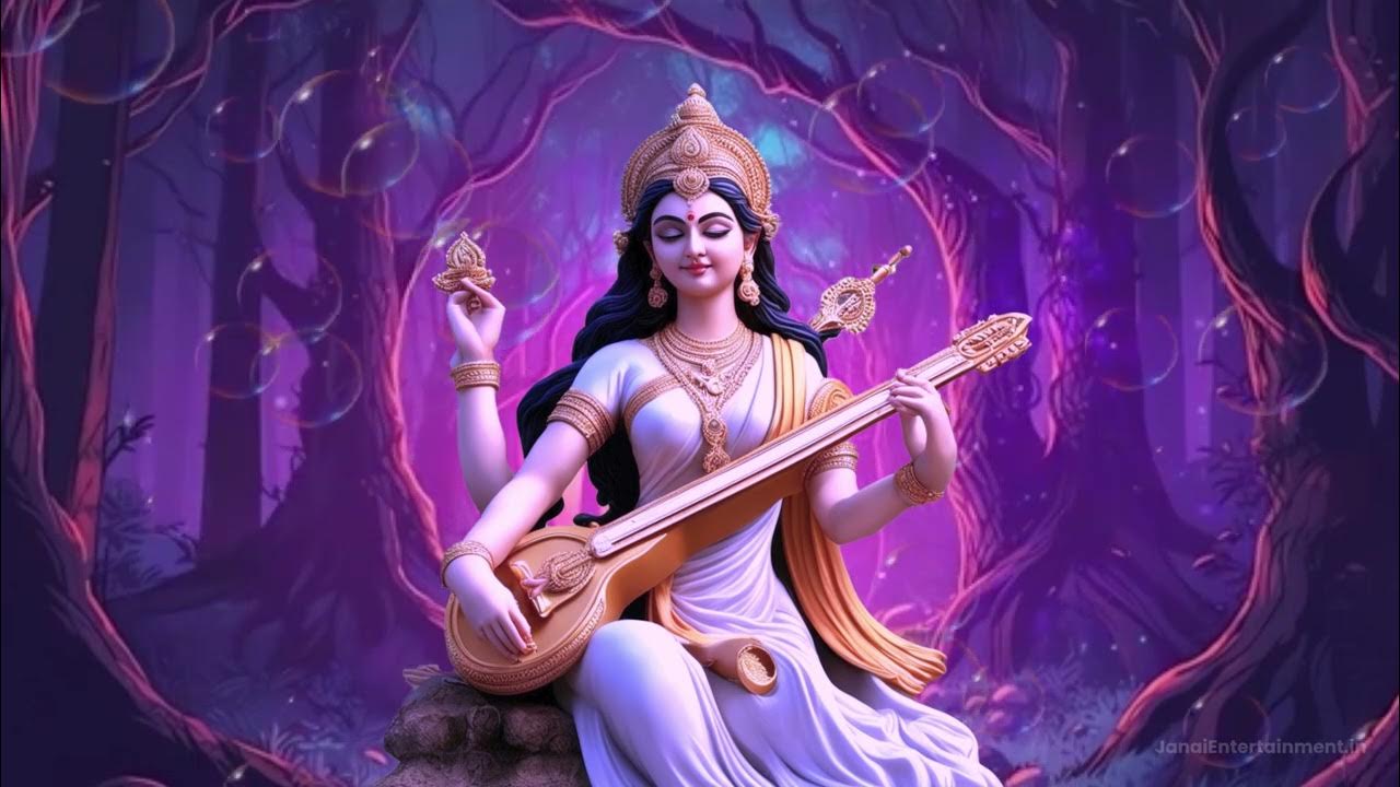 Saraswati Devi Graphics | Devi Saraswati Visuals | Goddess Saraswati Animation | Motion Graphics ...