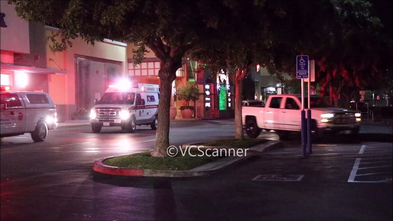Thousand Oaks Borderline Fire/EMS Staging - YouTube