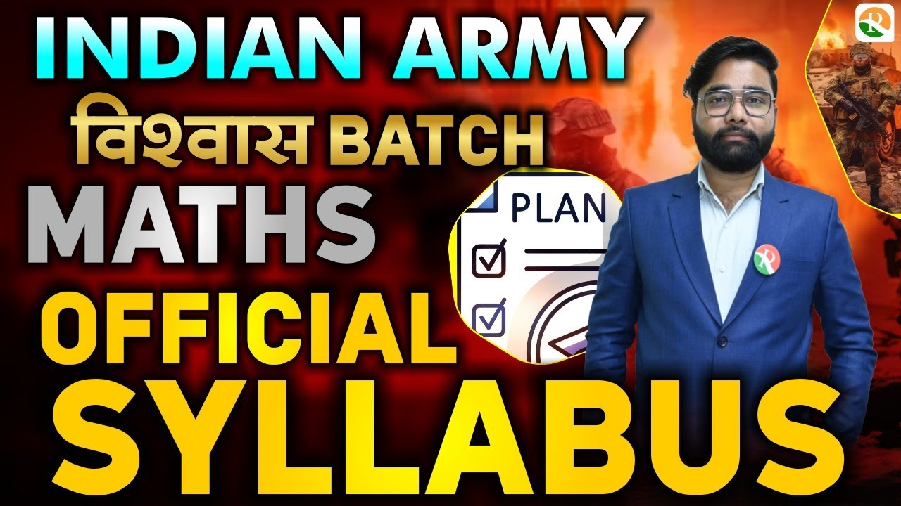 Army Maths Official Syllabus | Maths for Army GD-Cleark-Tect-Nursing ...