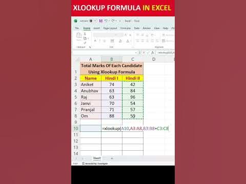 Advanced xlookup formula in Ms excel #excel #exceltips #exceltutorial #shorts #msexcel - YouTube