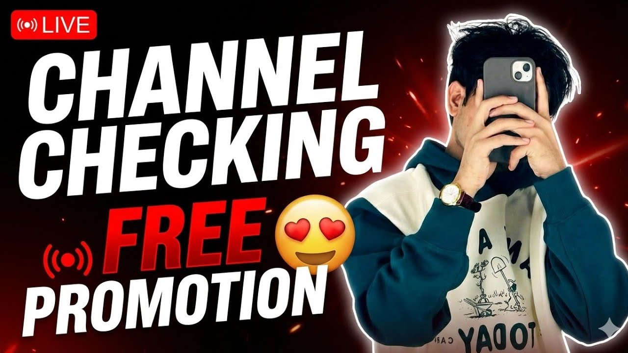 ‎🔴Live Promotion | Live Channel Checking And Free Promotion | 📢Get 200 ...