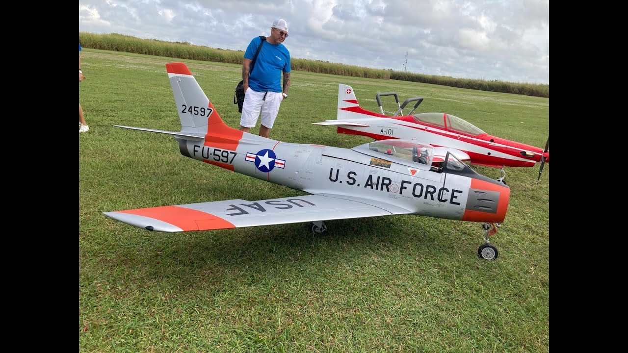 Skymaster F-86 Saber at Miami Jets 2023 - YouTube