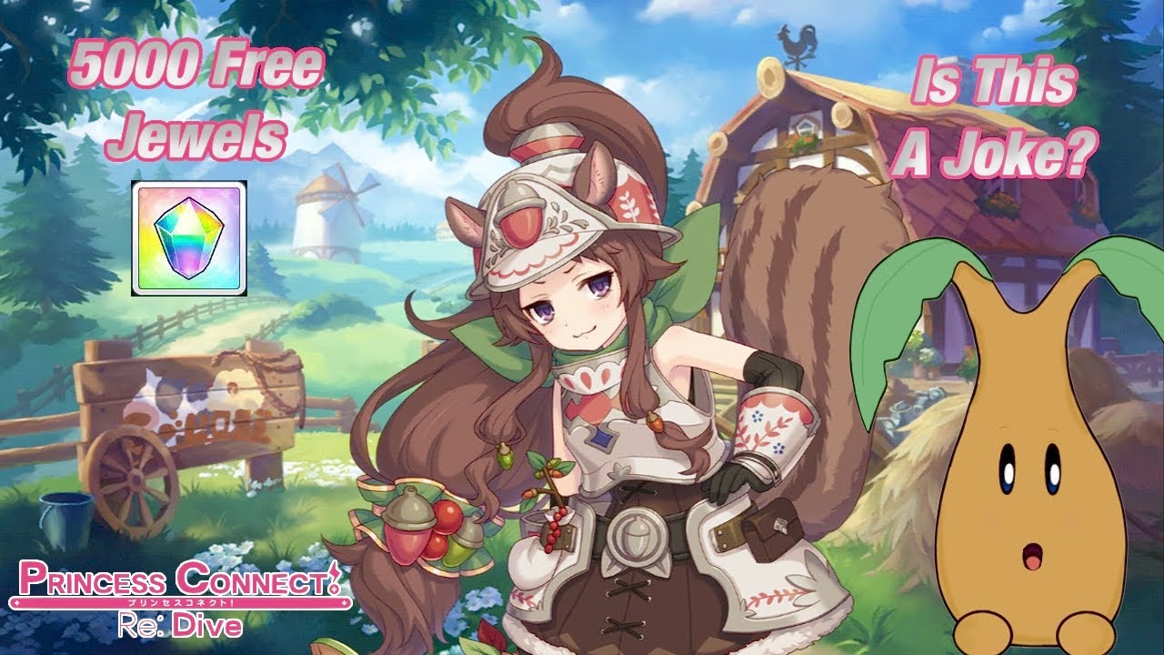 [Princess Connect Re: Dive] Crunchyroll is So Generous! 5000 Free ...