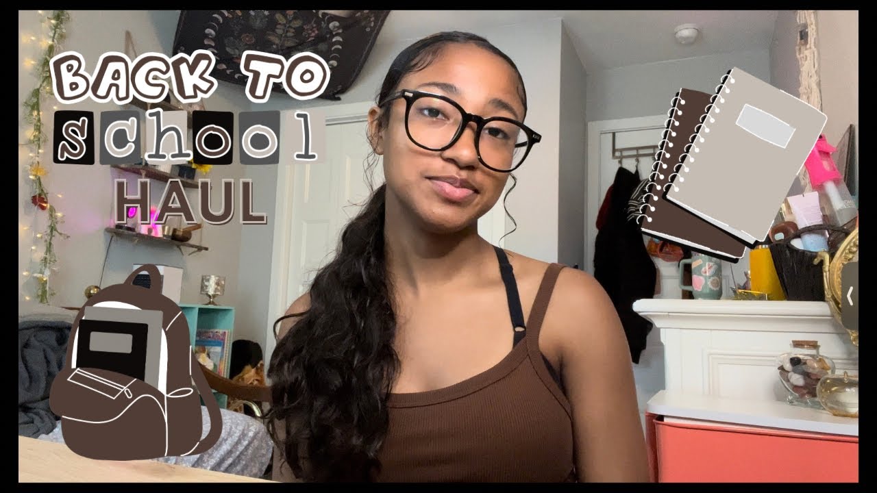 BACK TO SCHOOL CLOTHING TRY-ON HAUL - YouTube