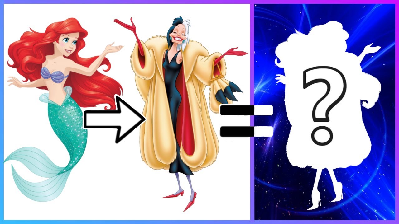 DISNEY The Little Mermaid | Ariel transformation into Cruella | Disney ...