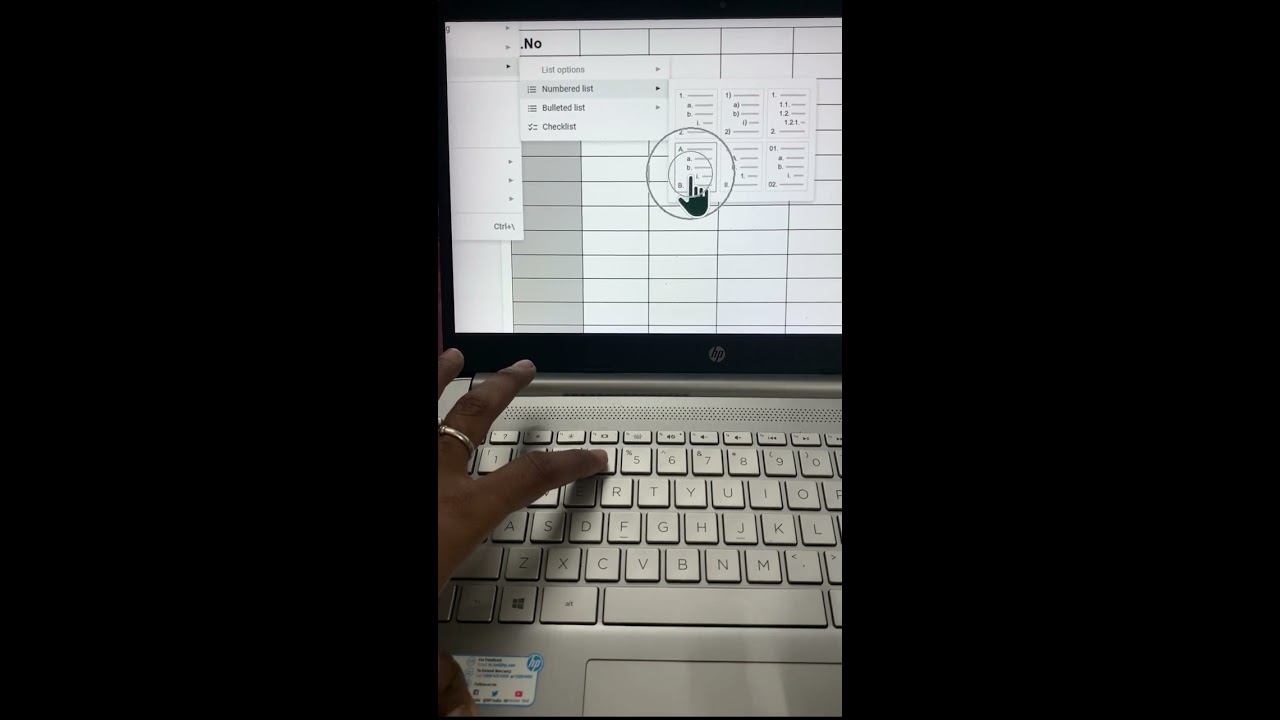 How Do You Insert Letter To A Numbered List In Google Docs YouTube How Do You Insert Letter To A Numbered List In Google Docs YouTube