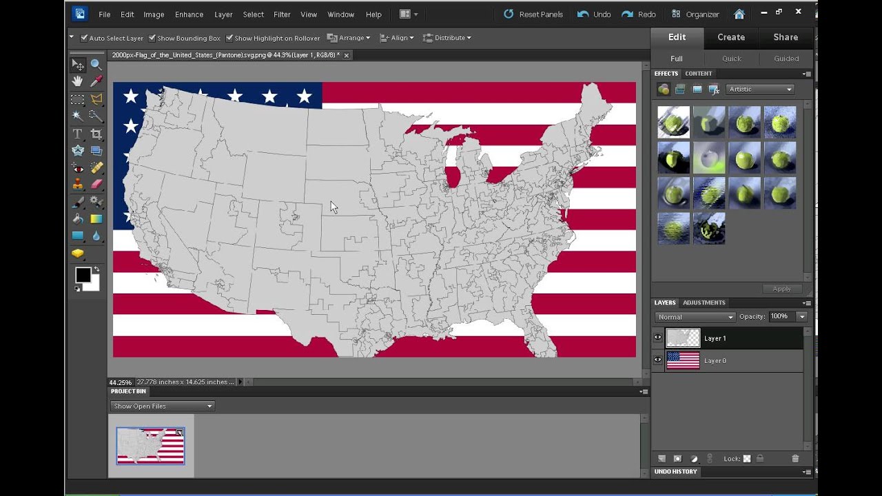 Apply USA Flag To USA Map In Photoshop Elements YouTube Apply USA Flag To USA Map In Photoshop Elements YouTube