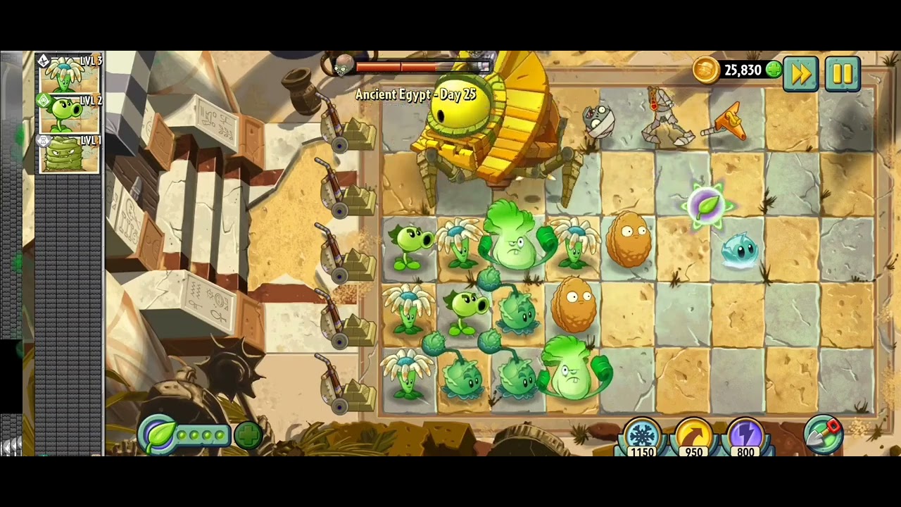 Epic fight with the BOSS MUMMY|PVZ2 - YouTube