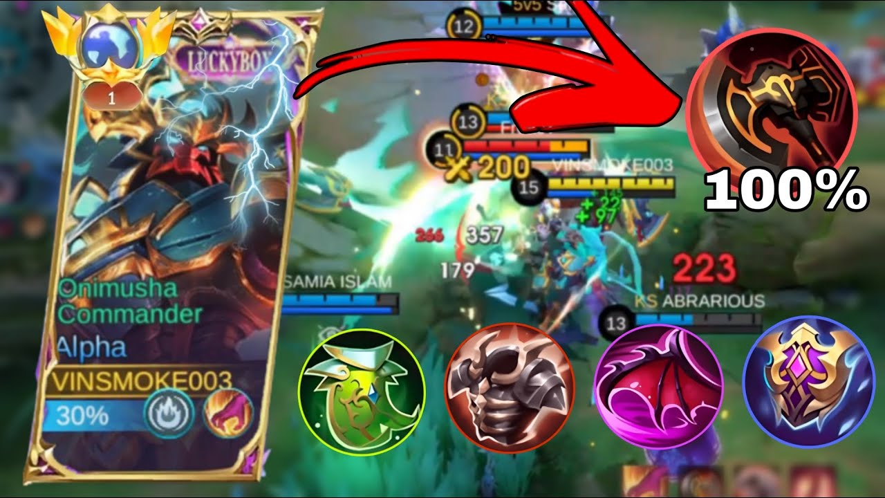 IMMORTAL ALPHA TANK BUILD 2025 | EVERY ALPHA USERS SHOULD TRY THIS ...