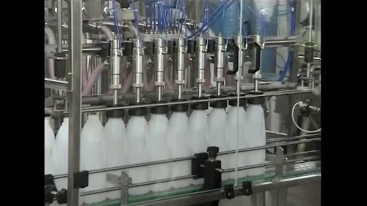 FILLING LINE FOR DETERGENTS - YouTube