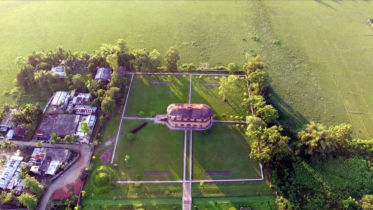 RANGHAR : NEVER SEEN BEFORE AERIAL VIEW, HISTORIC SIBSAGAR - YouTube
