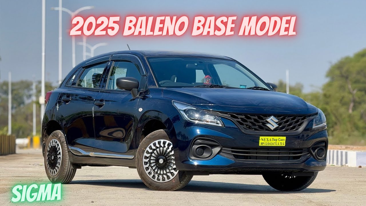 New 2025 Maruti Suzuki Baleno Base Model Sigma Review | 2025 Baleno ...