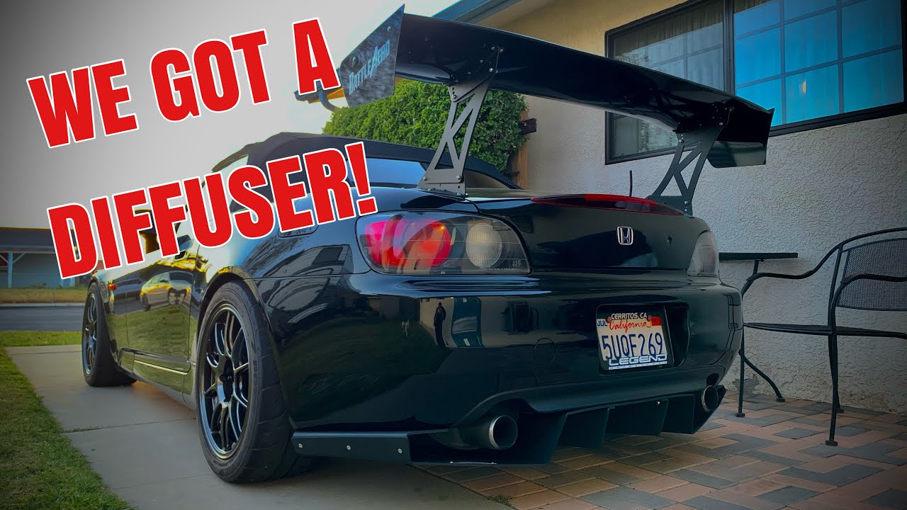 Installing a Top1Motors diffuser on the S2000 - YouTube