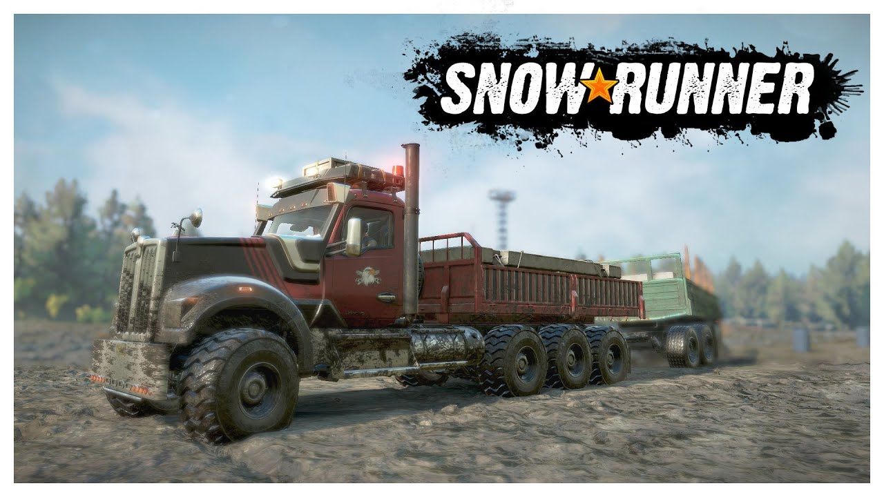 KENWORTH W990 AWD/TRI DRIVE IMPROVED PHYSICS | SNOWRUNNER MODS - YouTube