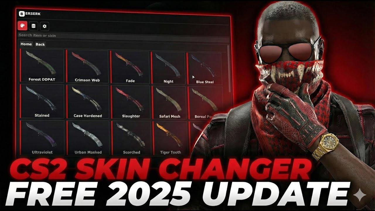 CS2 FREE Skin Changer 2025⚡Unlock ALL Skins, Knives & Gloves | Berserk ...