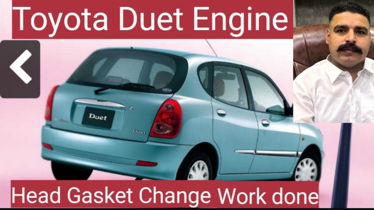 Toyota Duet Engine Head Gasket Change Work Done CAR - YouTube