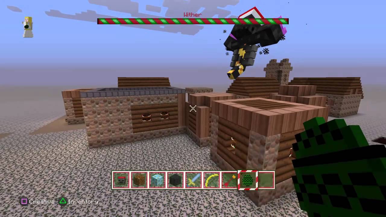 Minecraft PS3/PS4 - Wither Spawning - YouTube