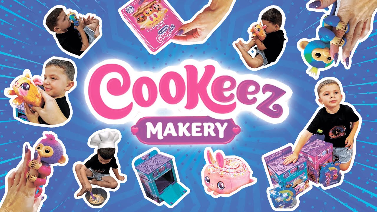 🎉 Mini Mikey Makes Magic Bread Toys! Cookeez Makery Unboxing & Cooking ...