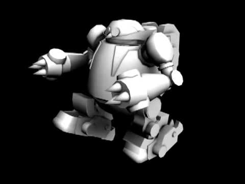 Death Egg Robot Walk Cycle Test - YouTube