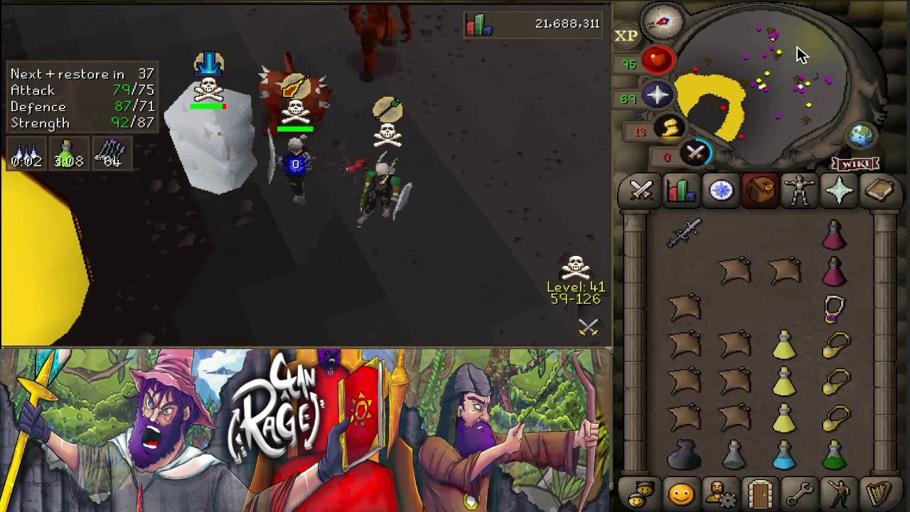 [OSRS] Rage Deep Wild Trip - YouTube