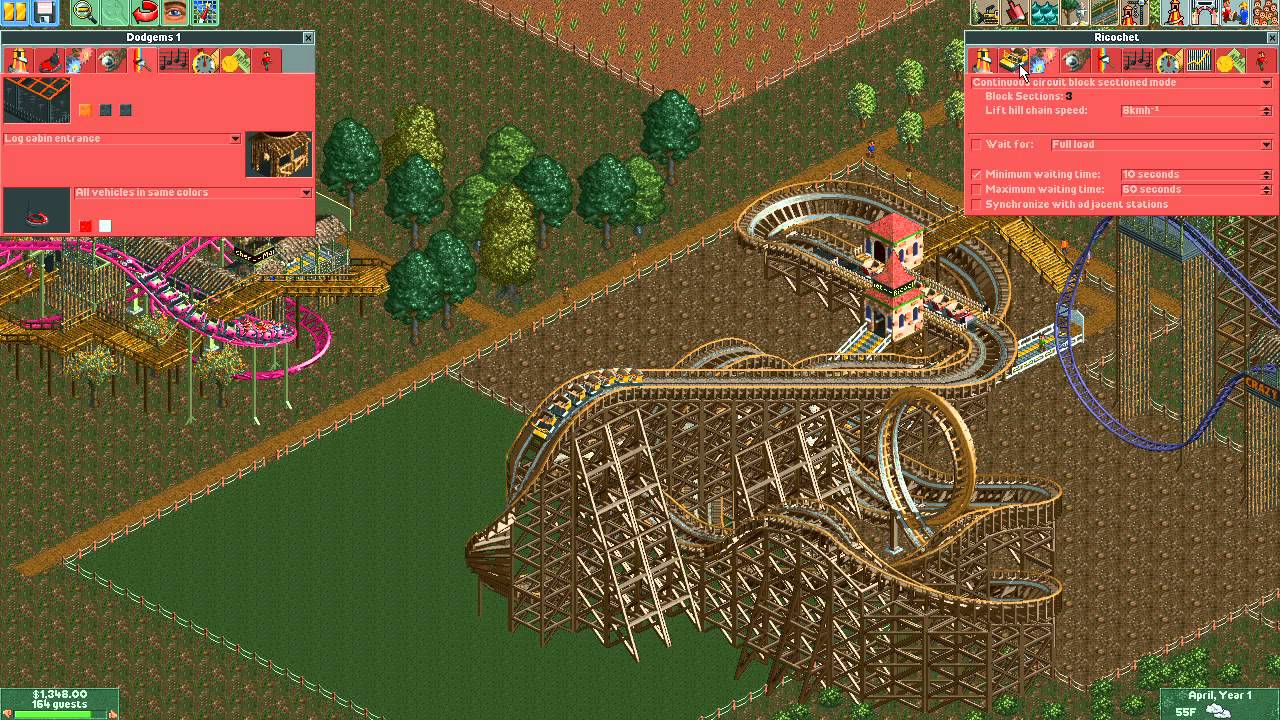 RCT2 Beginner scenario - YouTube