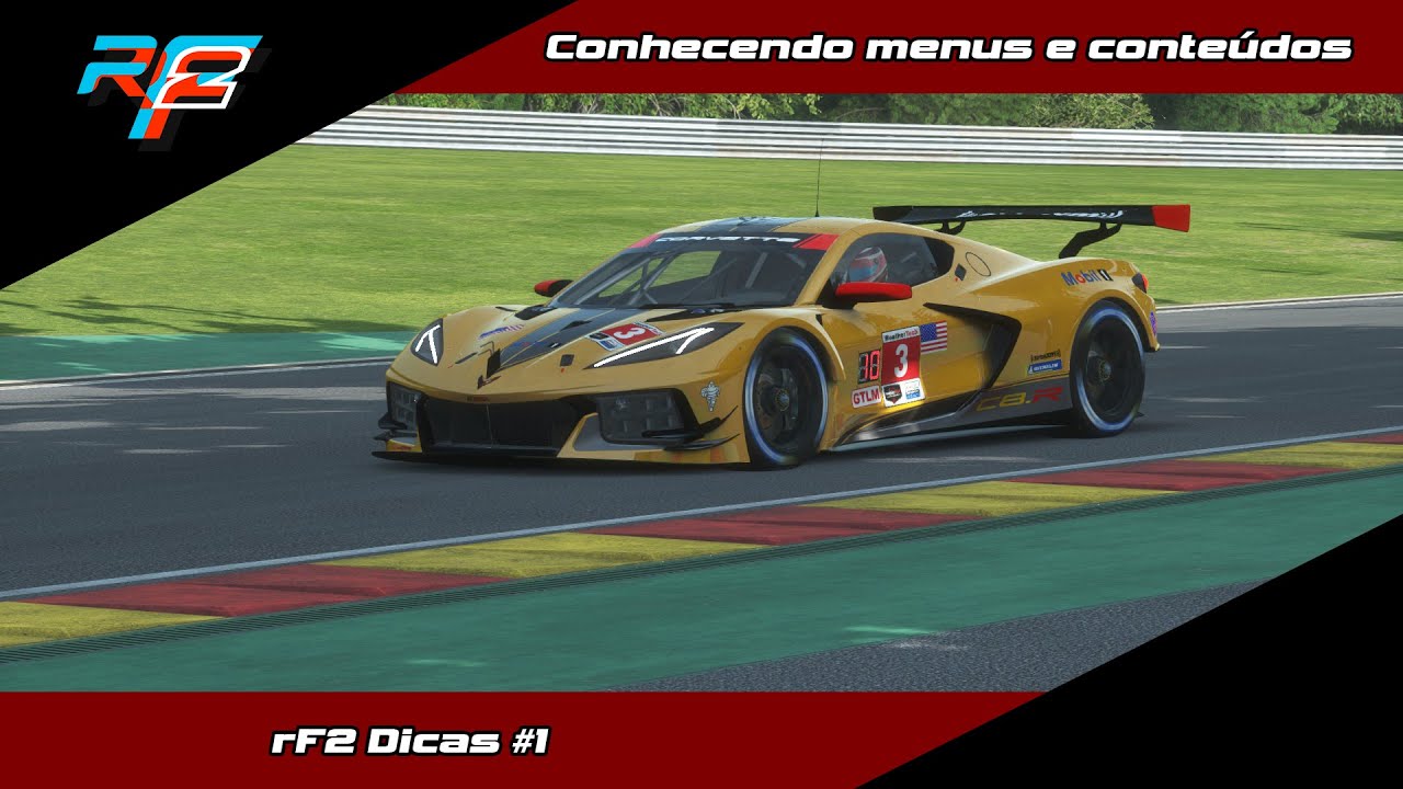Conhecendo menus e conteúdos - rF2 Dicas #1 - rFactor 2 - YouTube