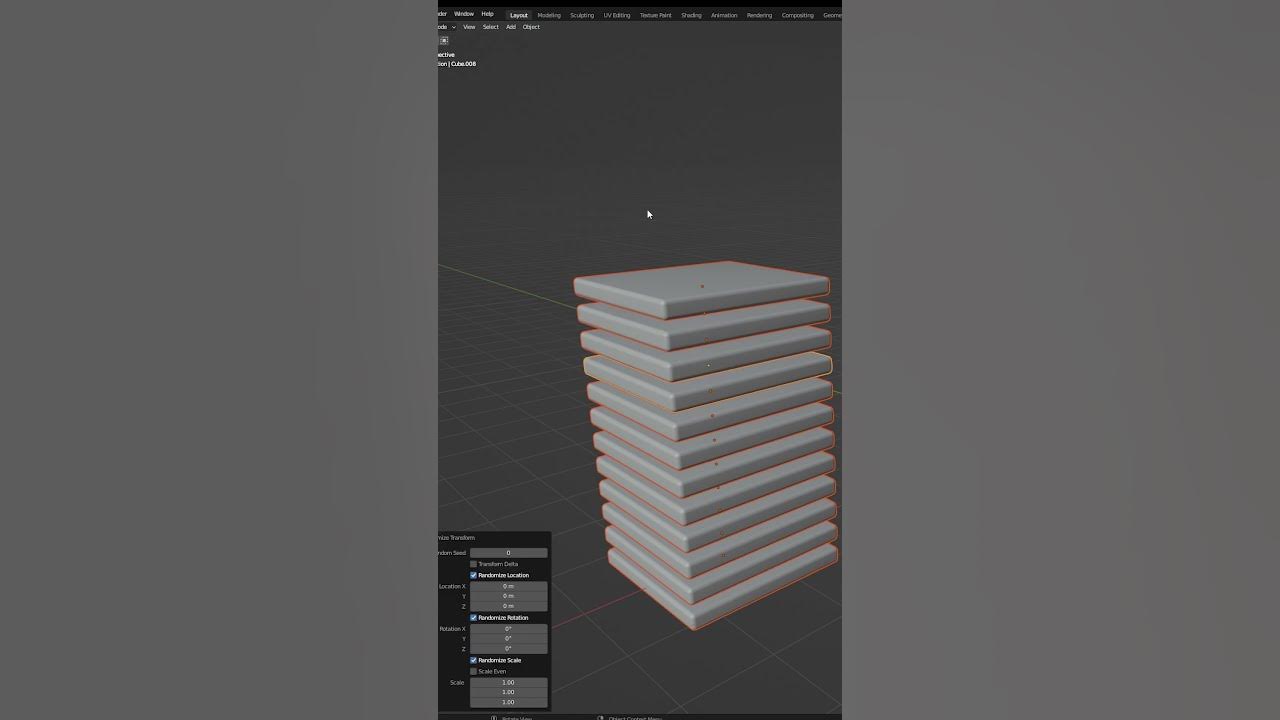 How to randomly move objects in blender - YouTube